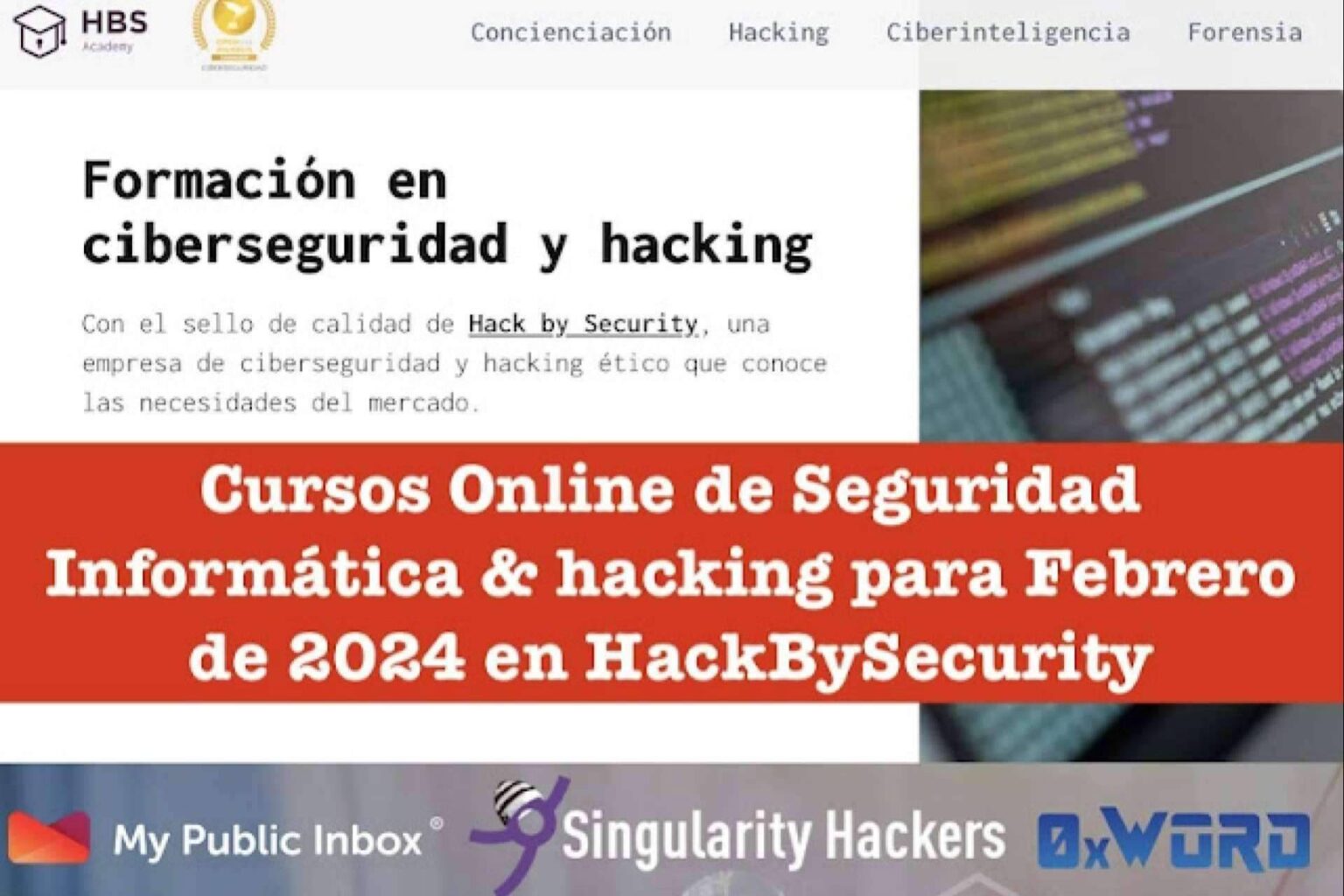 Nuevos cursos de Inteligencia Artificial, OSINT y Hacking de la mano de Hack by Security ...